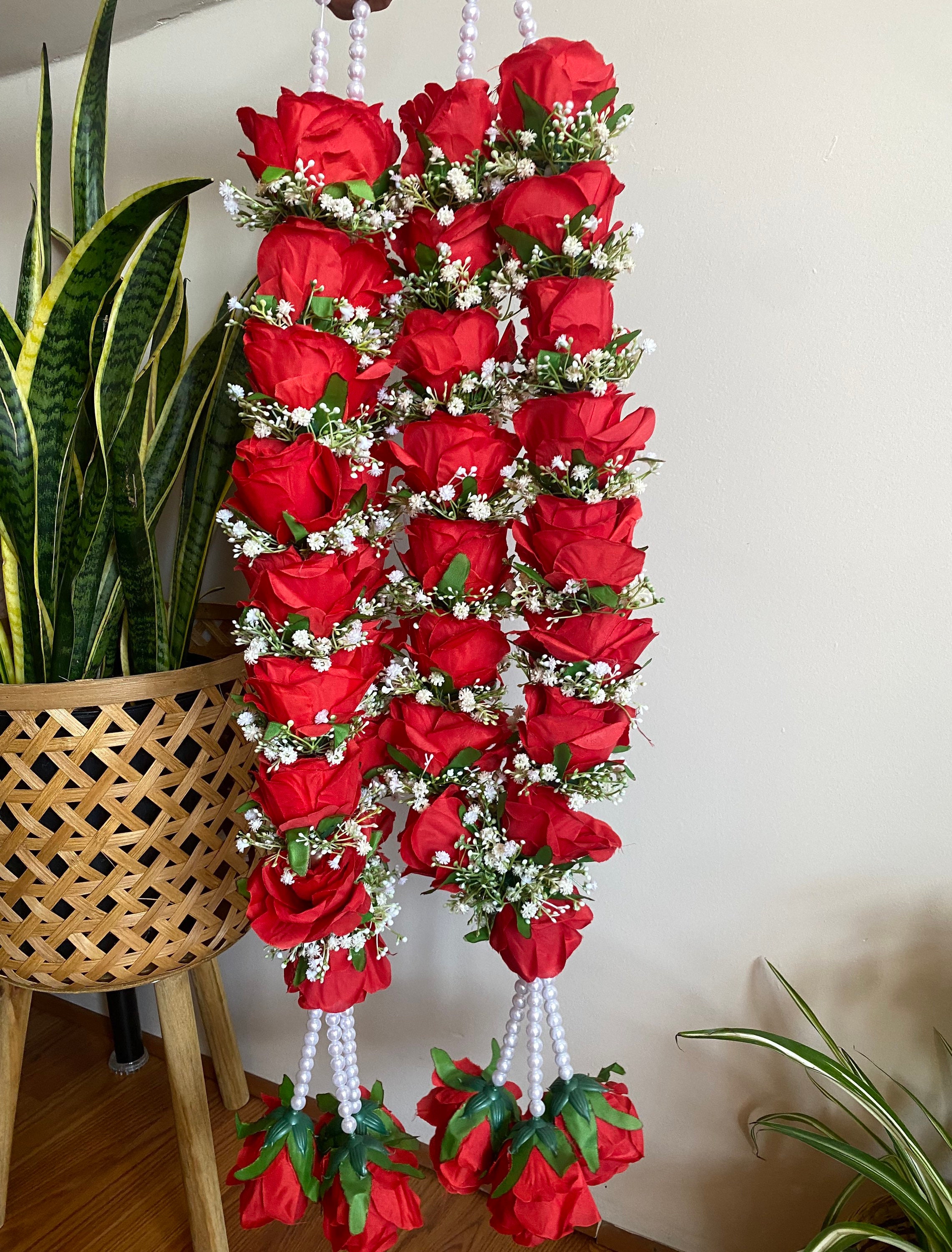 Floral Garlands / Flower Garland / Wedding Garland / Floral - Etsy