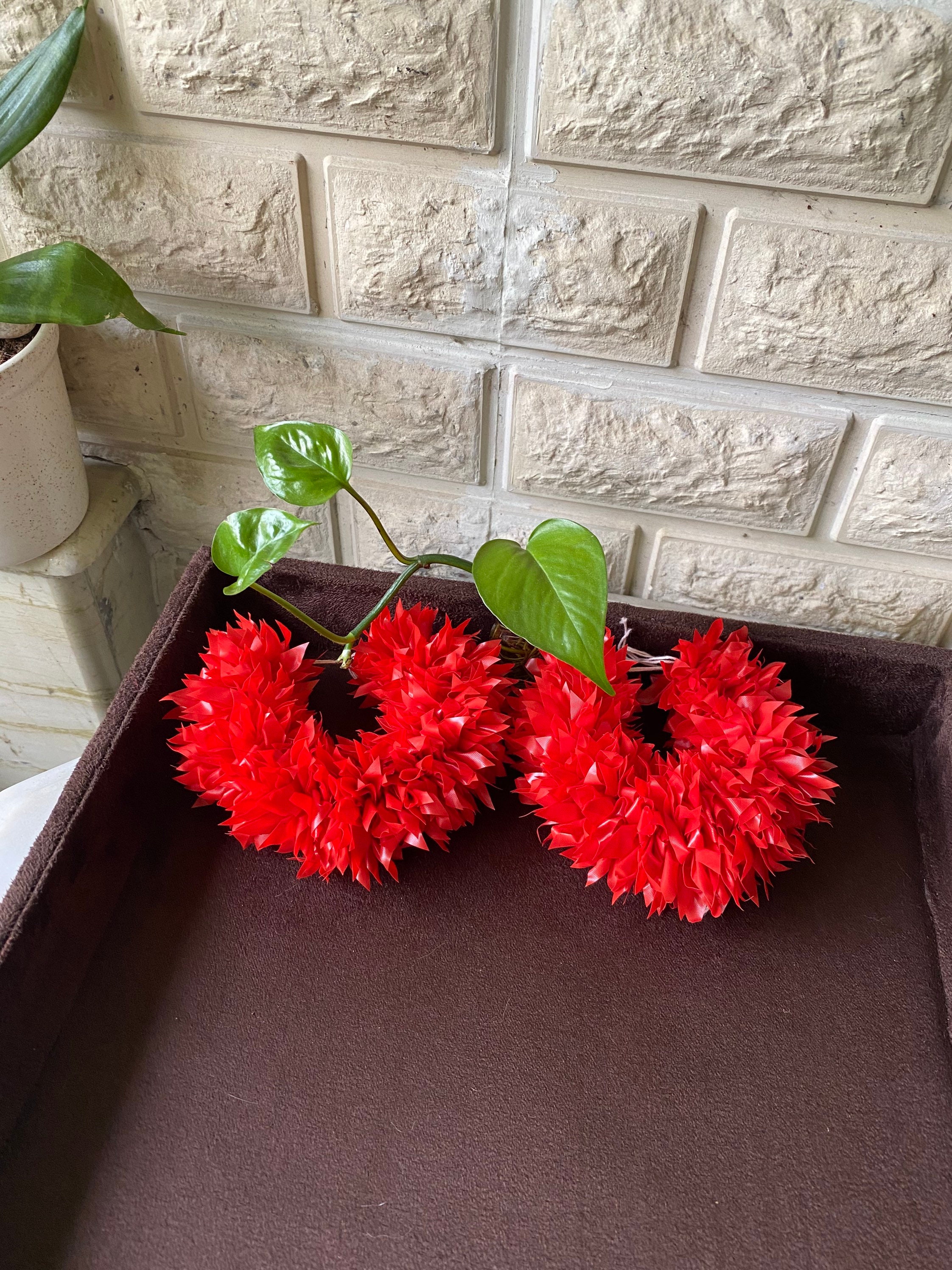 Hand Gajra Set / Floral Jewelry / Flower Jewelry / Nikkah Jewelry ...