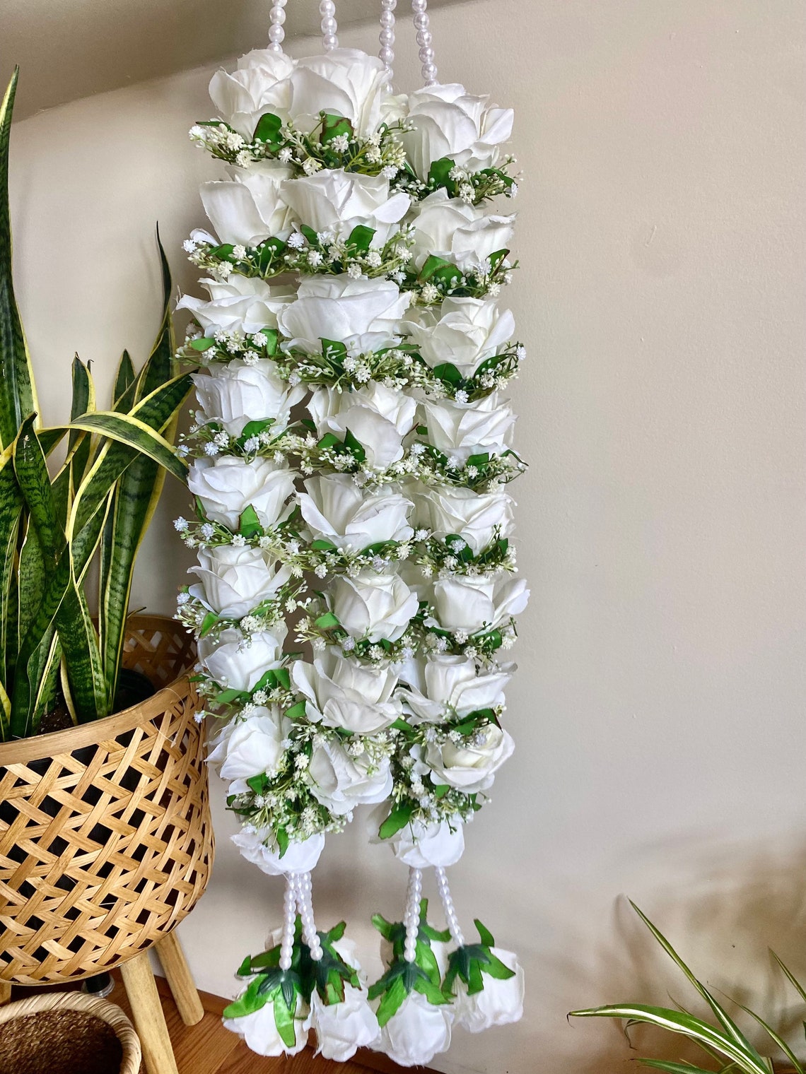 Floral Garlands / Faux Garlands / Floral Mala / Mendhi / Haldi - Etsy