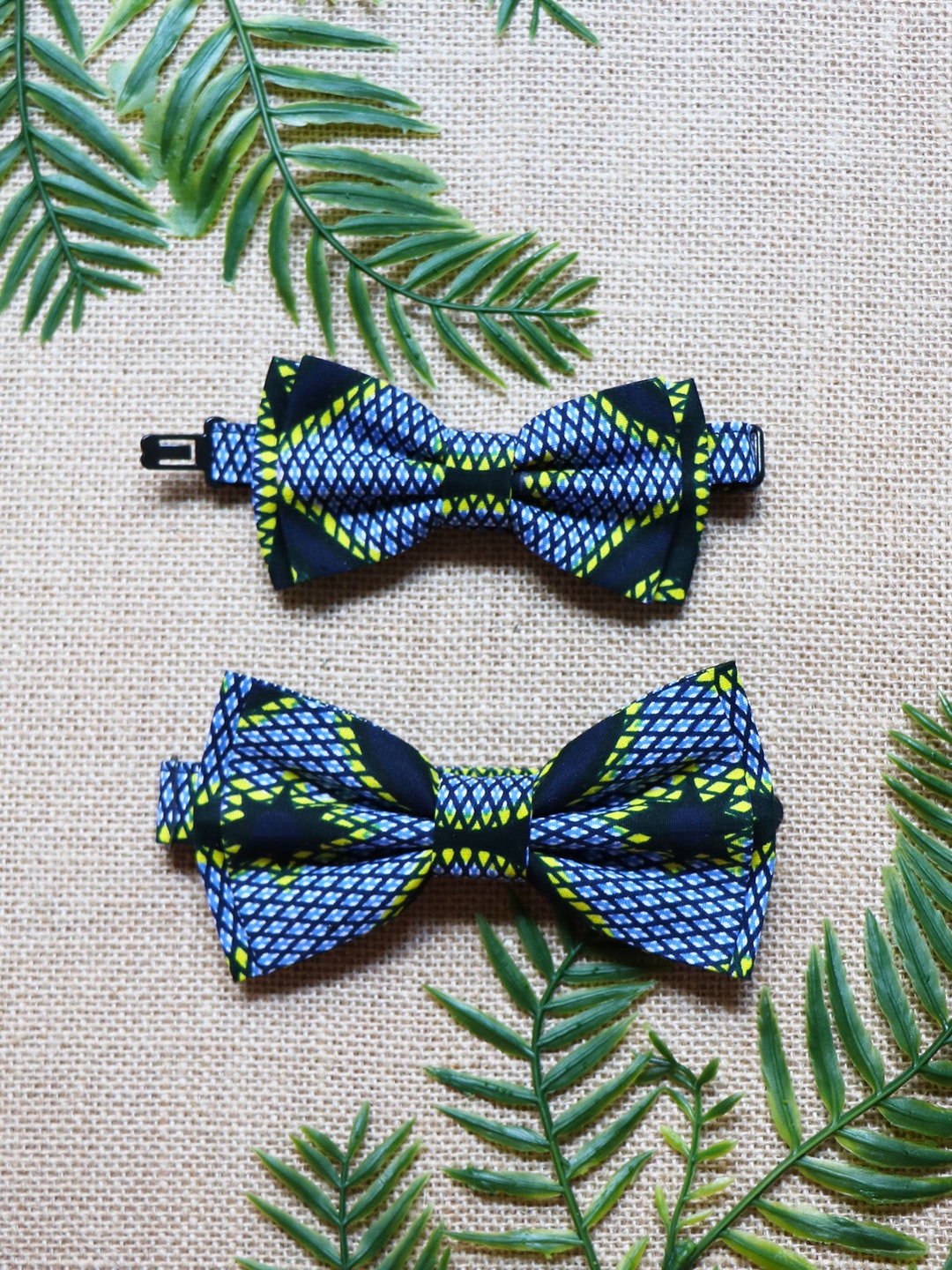 Father & Son Bow Ties, Wax Yellow Congress, Wax Bow Ties, Matching ...