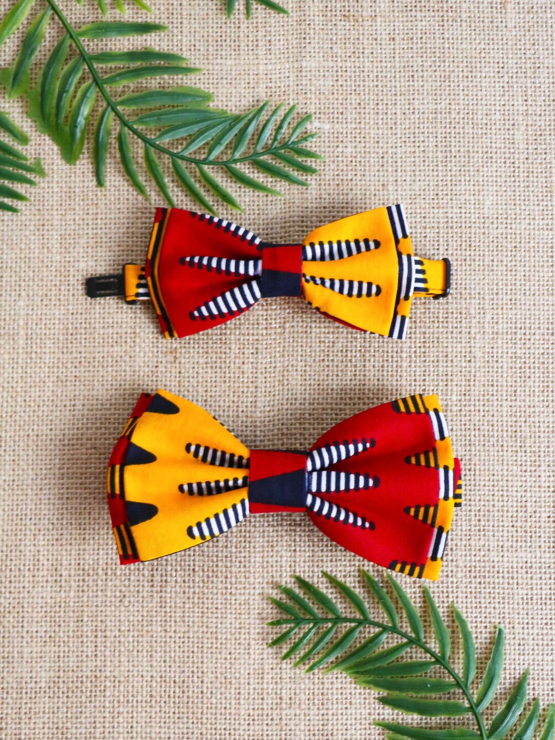 Father & Son Bow Ties, Red Batik Wax, Wax Bow Ties, Matching ...