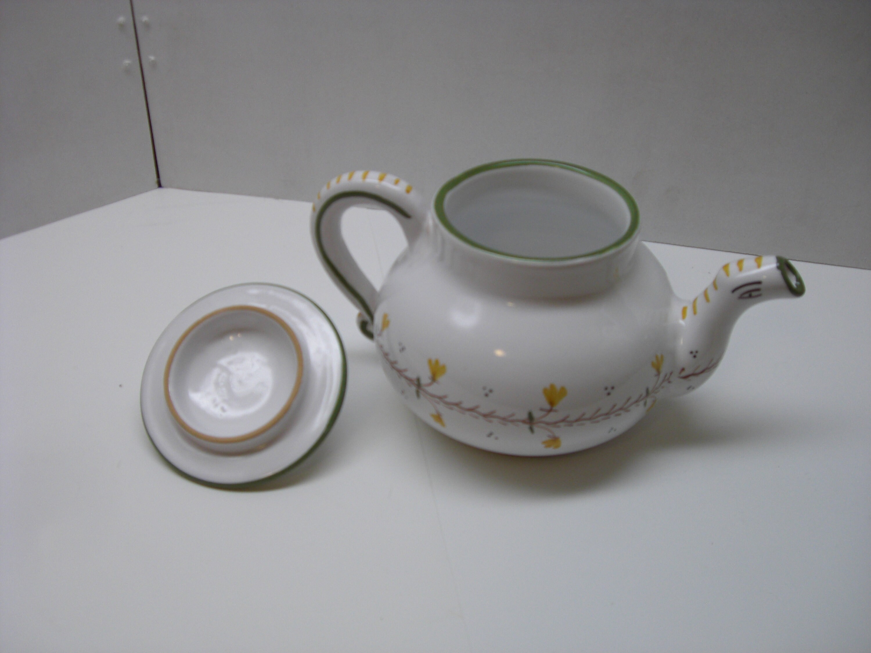 Hand Painted Teapot Made in Italy - Etsy Singapore