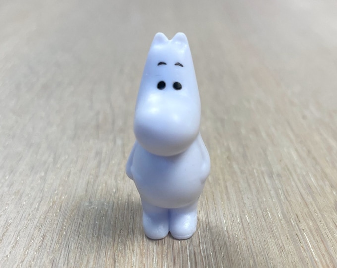 Moomintroll Figurine, 90s Vintage Figure, Kawaii Hippo Mini Figures ...