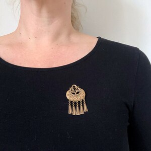 Kalevala Koru Kuutar Moon Goddess Pendant / Brooch, Finnish Vintage ...