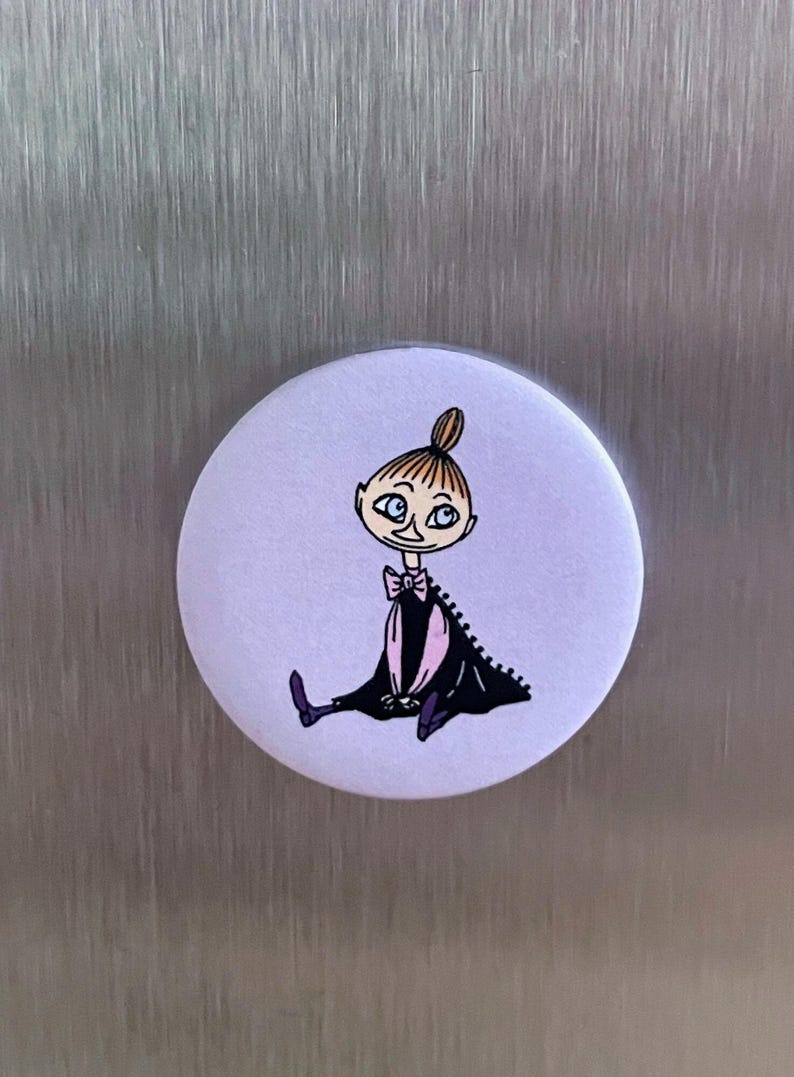 Moomin Mymble Magnet, Purple Cartoon Fridge Magnet - Etsy UK