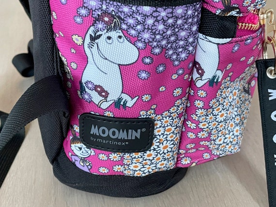 Pink Moomin Toddler Backpack with Little My, Mymble a… - Gem