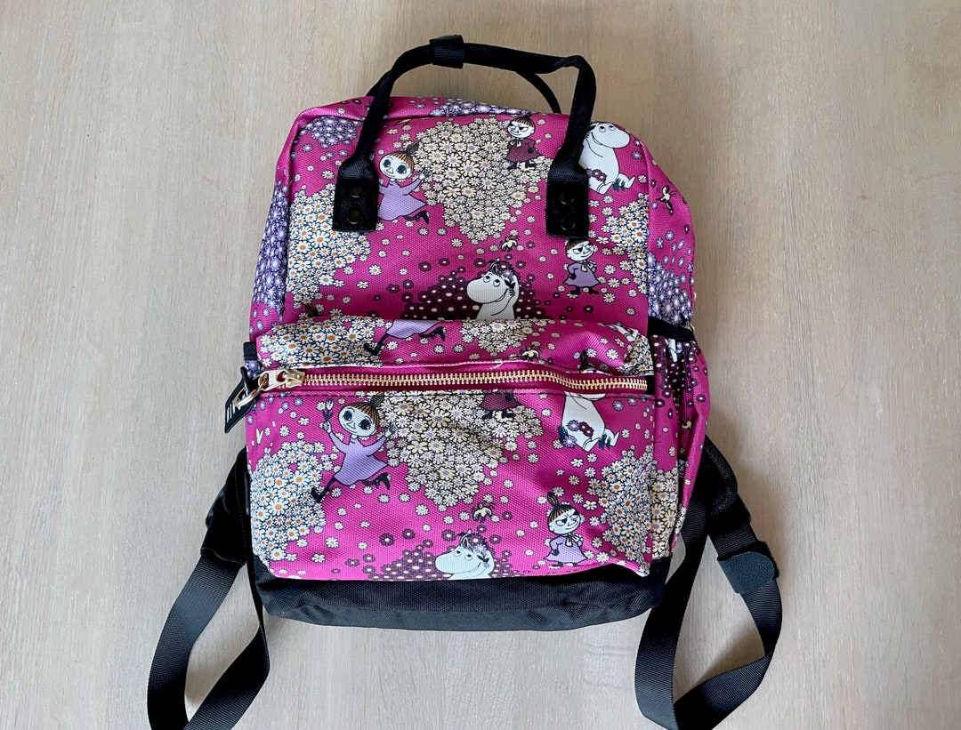 Pink Moomin Toddler Backpack With Little My Mymble and - Etsy