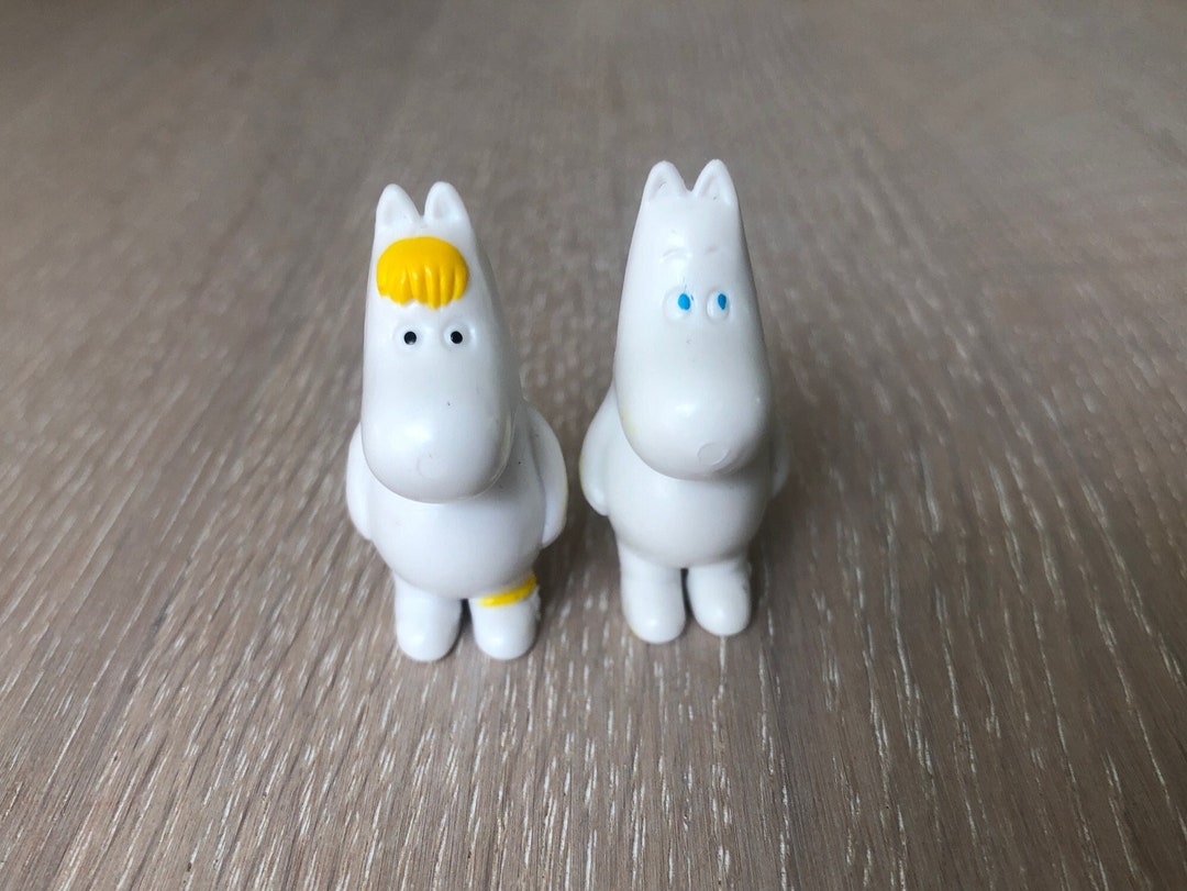 Moomintroll and Snorkmaiden Figures, 90s Vintage Figures, Kawaii Mini ...