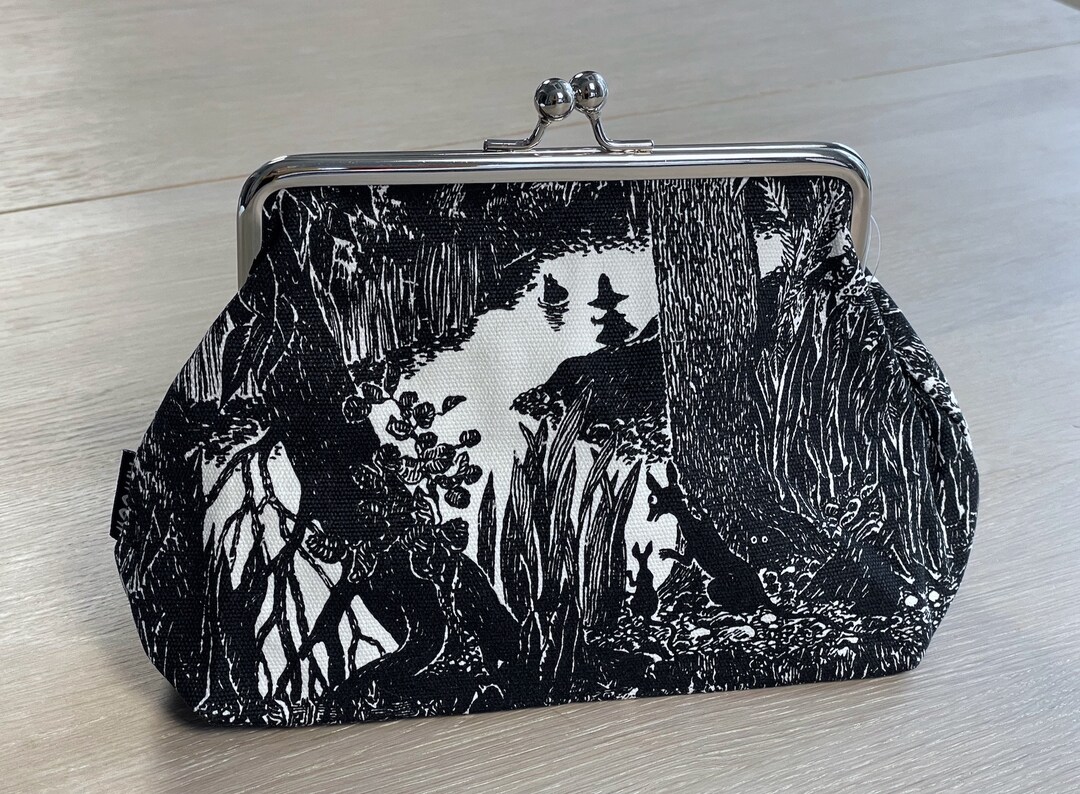 Large Pencil Case, Moomin Pouch With Snufkin and Moomintroll, Canvas ...