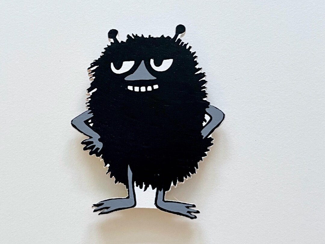 Stinky Moomin Wooden Fridge Magnet From Finland - Etsy
