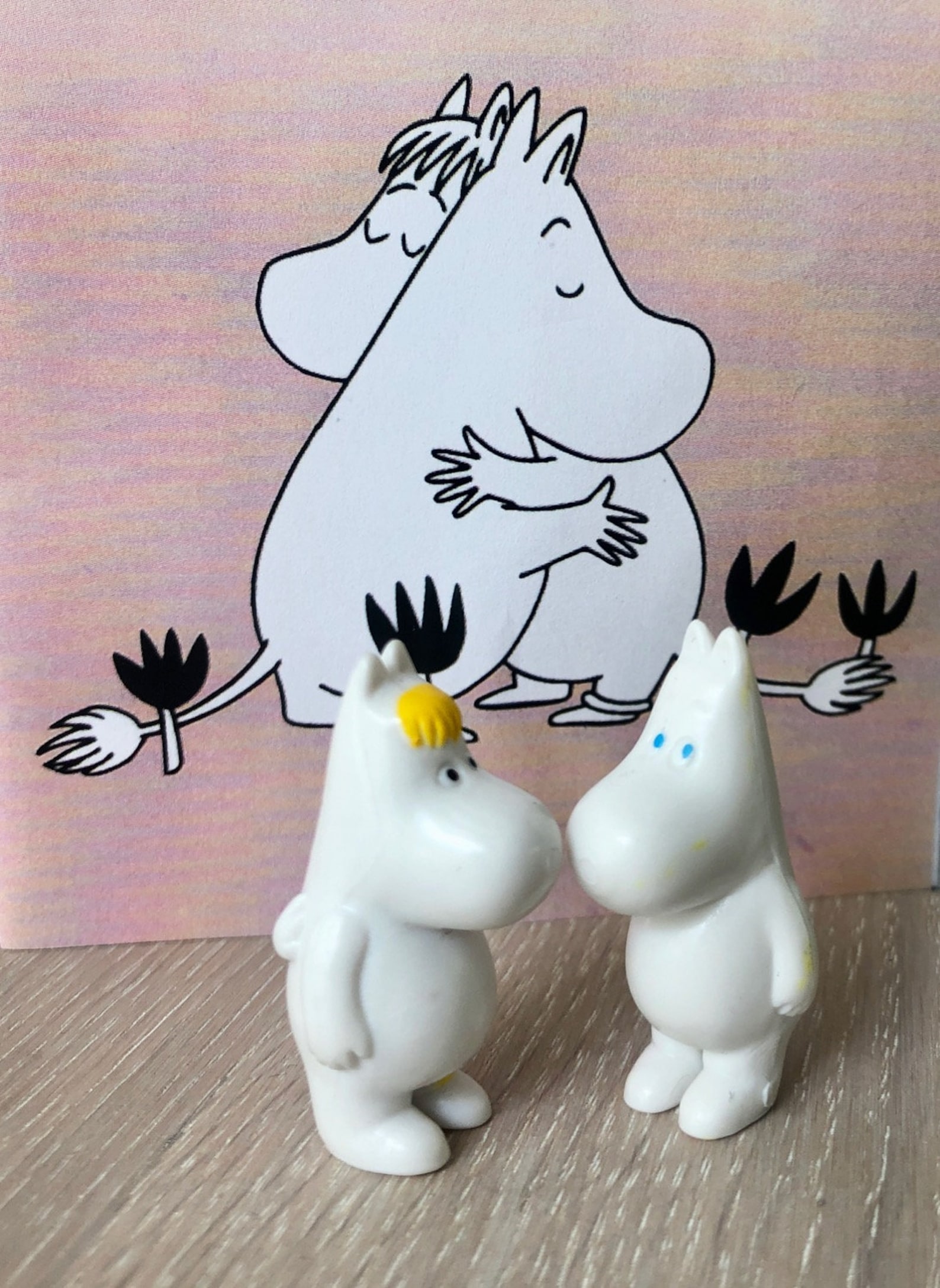 Moomintroll and Snorkmaiden Figures 90s Vintage Figures - Etsy