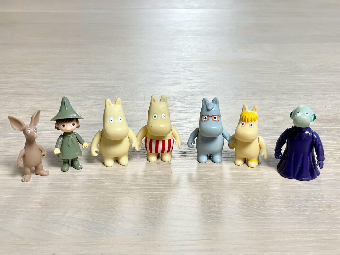 Moomin Figures From Finland X 7, Collectible Toys, Cartoon Figurines ...