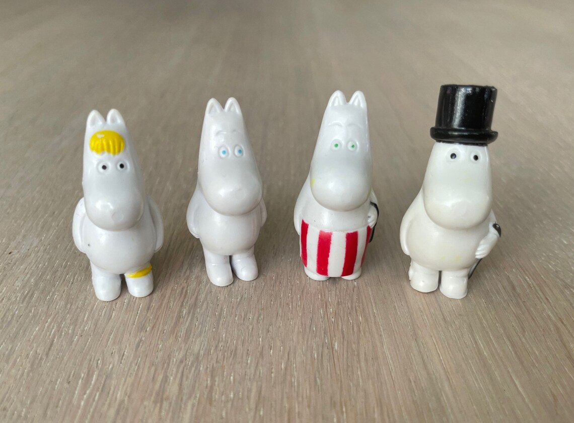 Vintage Moomin Figurines: Finnish Cartoon Characters - Etsy