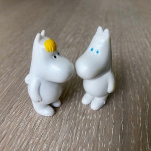 Moomintroll and Snorkmaiden Figures, 90s Vintage Figures, Kawaii Mini ...