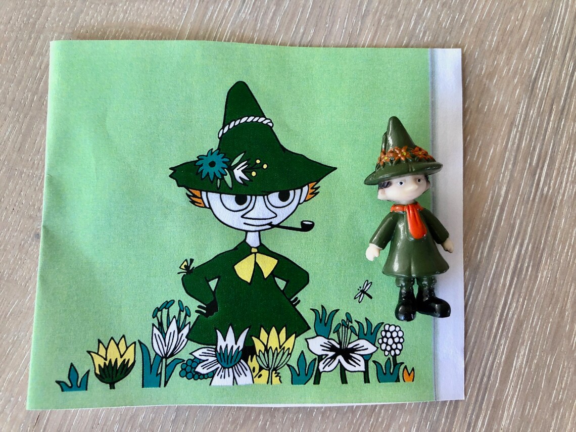 Snufkin figure vintage mini figure Moomin characters | Etsy