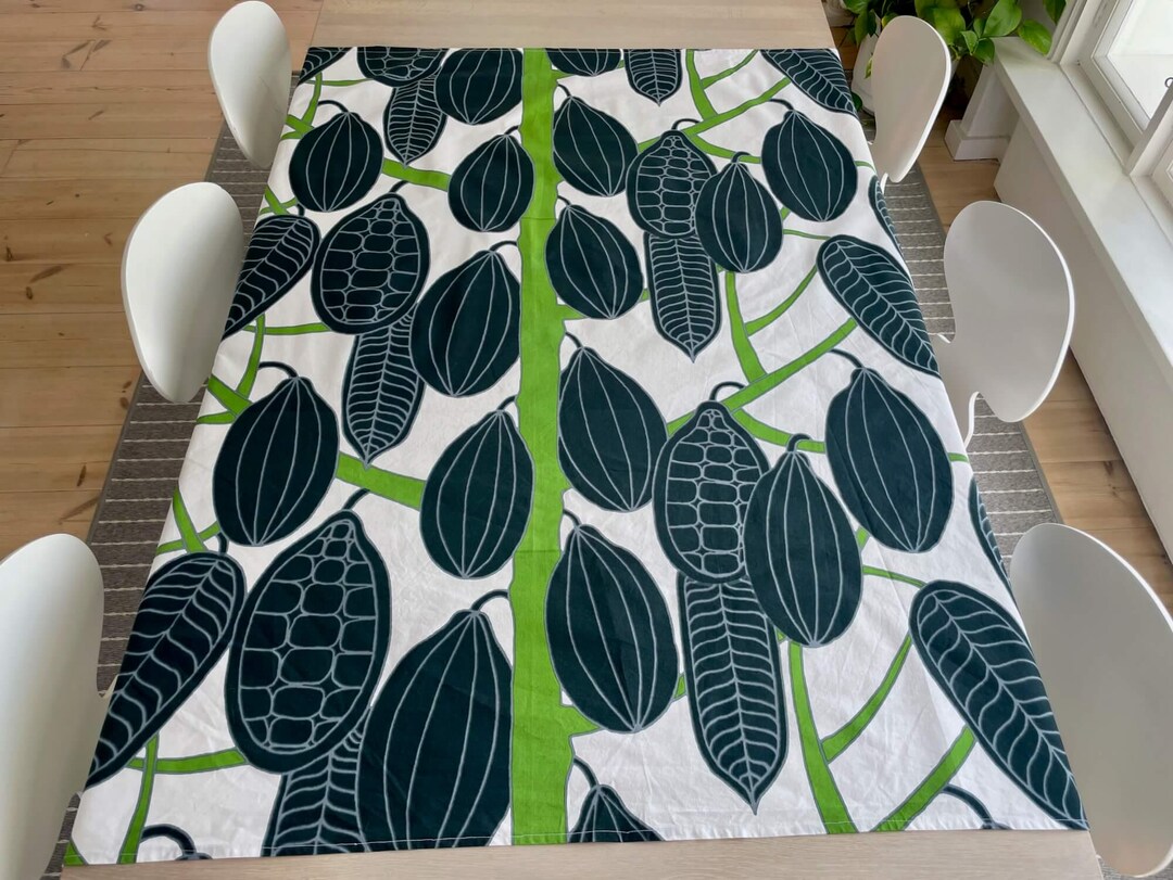 Marimekko "kaakaopuu" Fabric by Erja Hirvi, Colorful Cotton Fabric, Scandinavian Home Decor ...