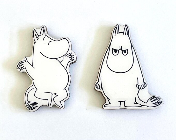 Moomin Magnet Set Moomintroll’s Moods, Cute Scandinavian Fridge Magnets ...
