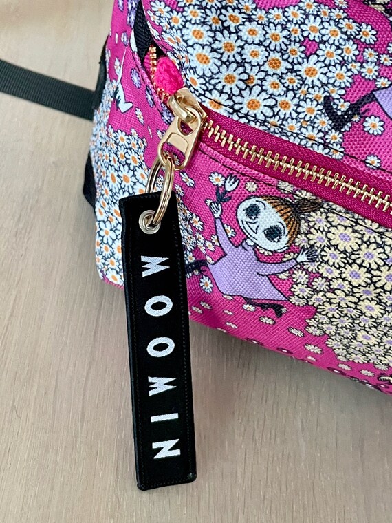 Pink Moomin Toddler Backpack with Little My, Mymble a… - Gem
