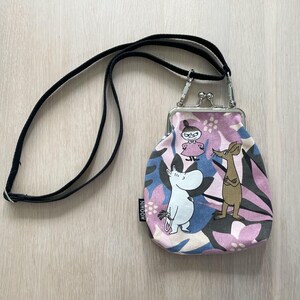 Small Moomin Shoulder Bag, Pink Crossbody Purse, Kawaii Moomin Bag by ...