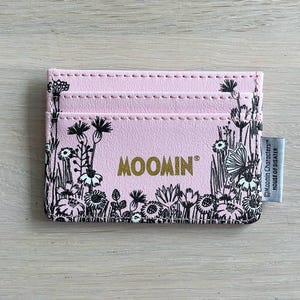 Pink Moomin Card Wallet With Moomintroll and Snorkmaiden in Love ...
