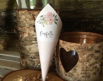 Confetti cone | Etsy