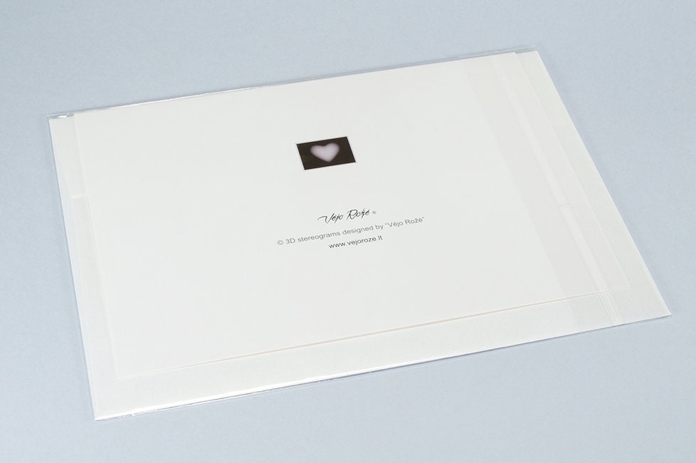 Roses, Happy Birthday – 3D Stereogram Optical Illusion Greeting Card ...