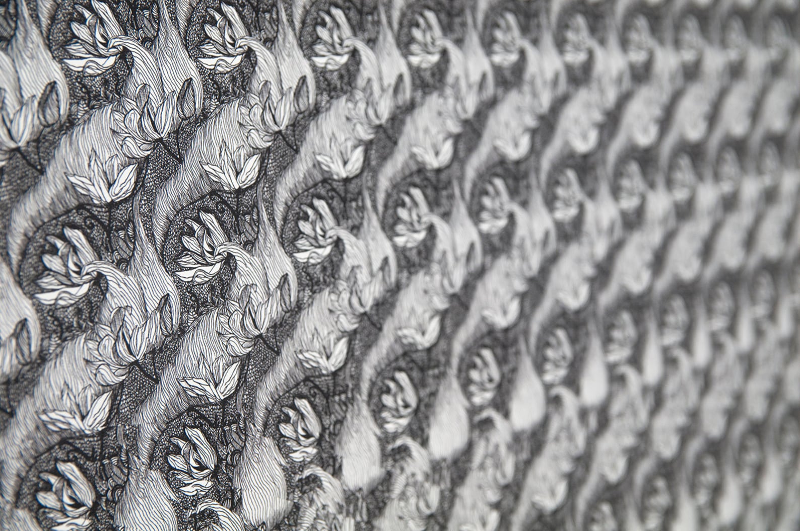 Butterfly in Love – 3D Stereogram Optical Illusion Giclée Print on ...