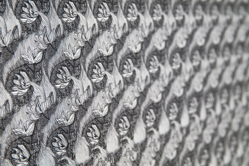 Butterfly in Love – 3D Stereogram Optical Illusion Giclée Print on ...