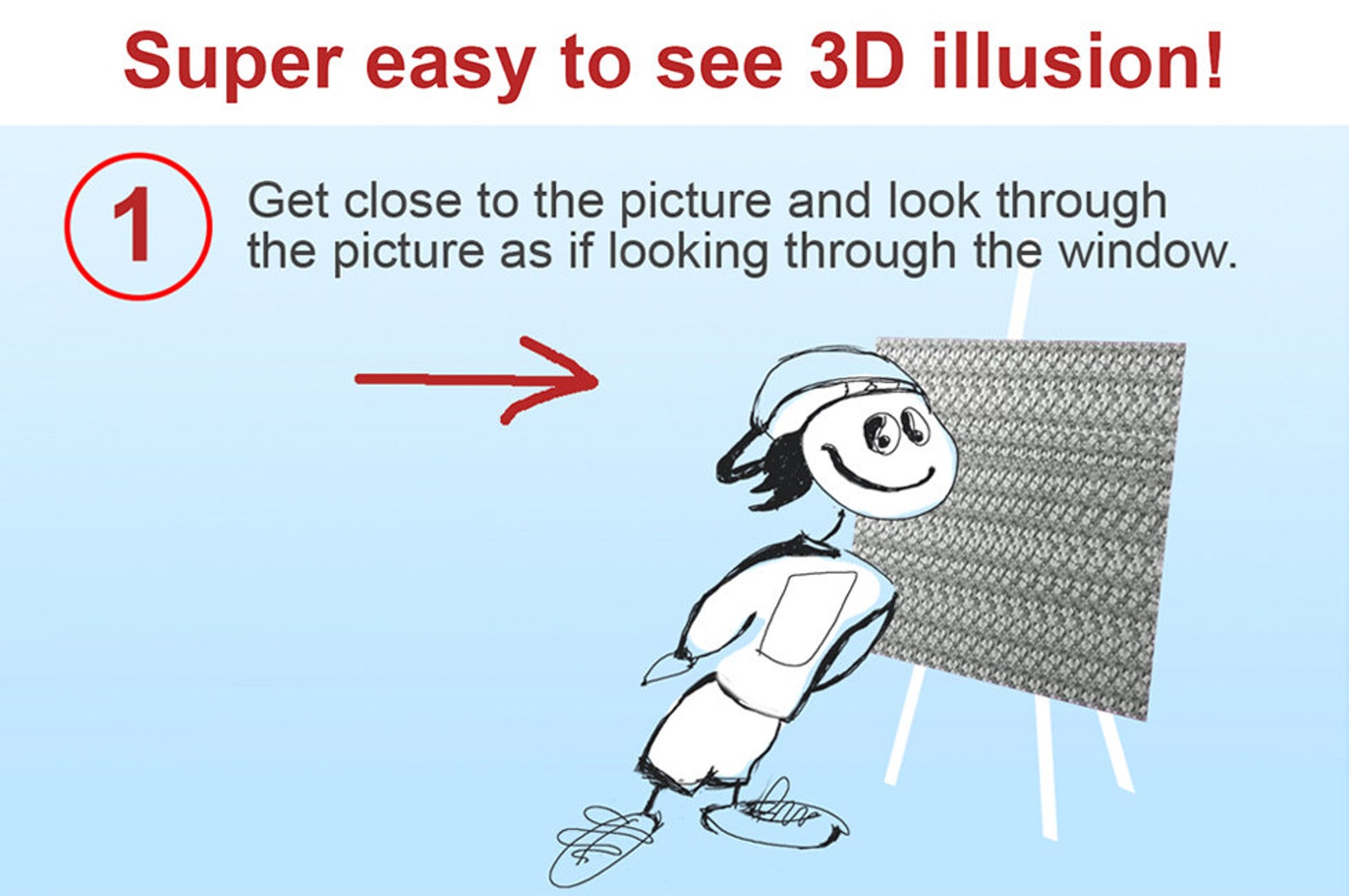 Roses, Happy Birthday – 3D Stereogram Optical Illusion Greeting Card ...