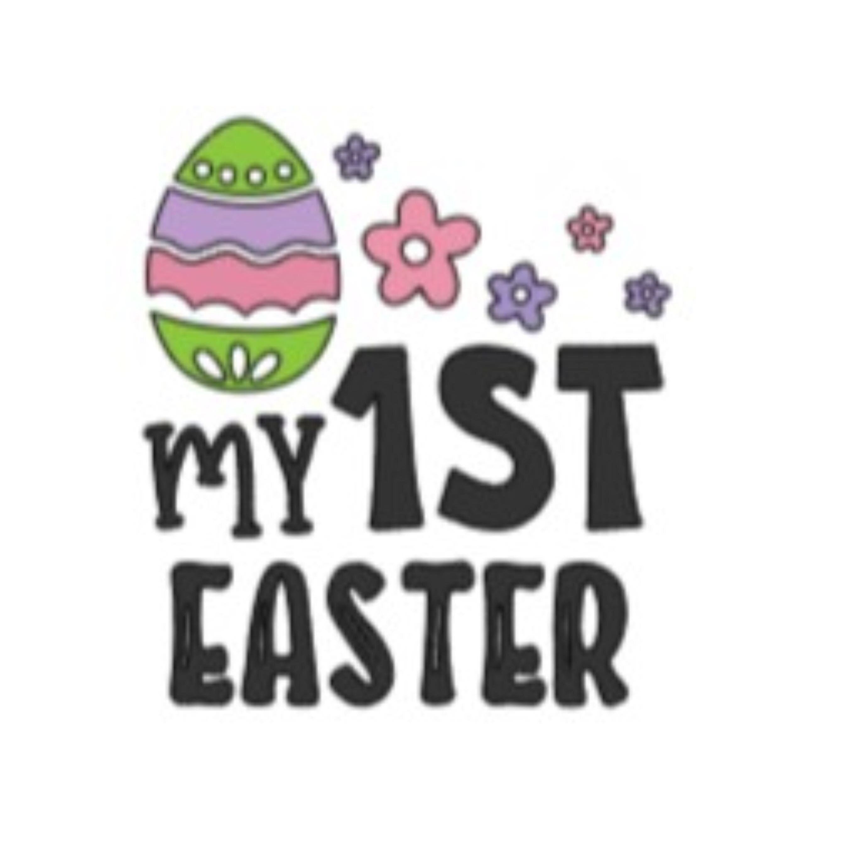 My 1st Easter SVG, Easter Egg, Cute Easter, Spring, Baby's First Easter ...