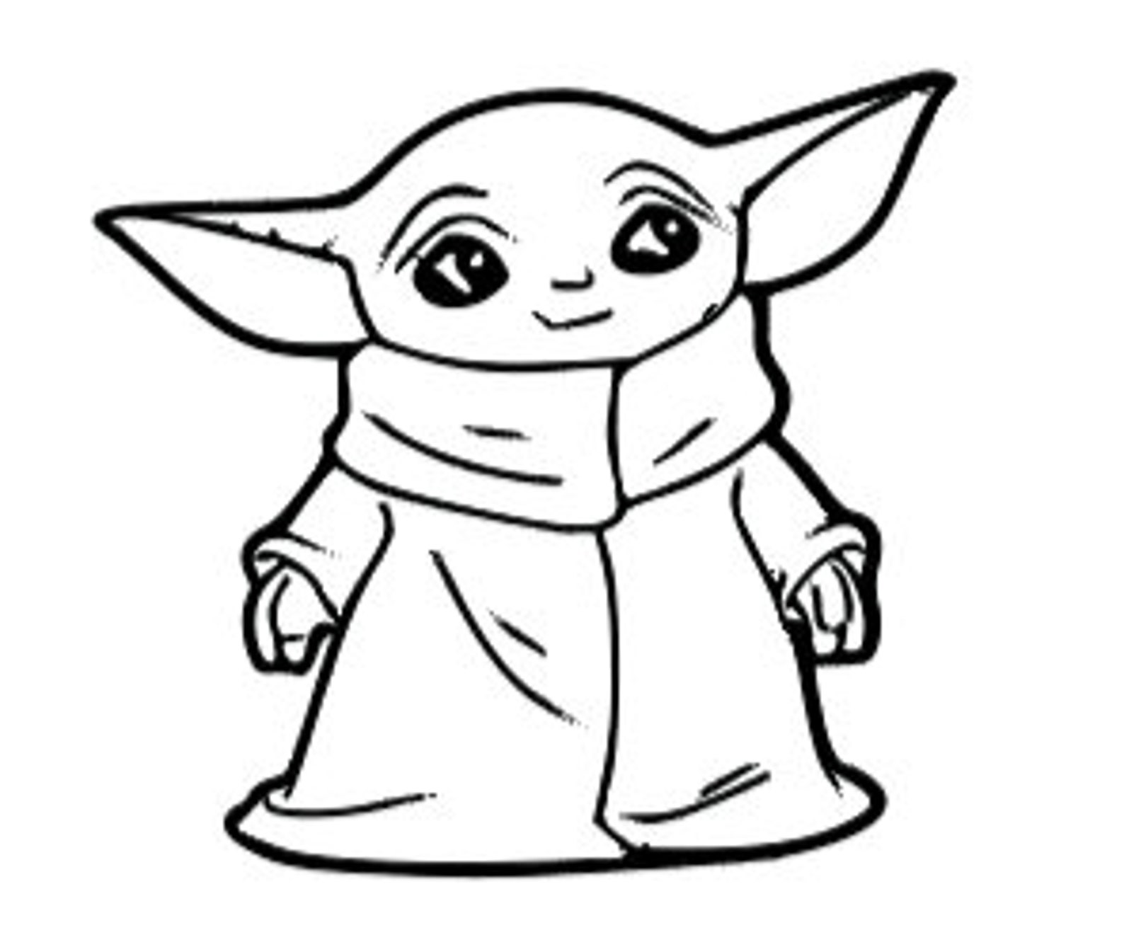 Baby Yoda SVG, Grogru, Mandalorian, Star Wars, Nerdy, Cute Kids SVG ...