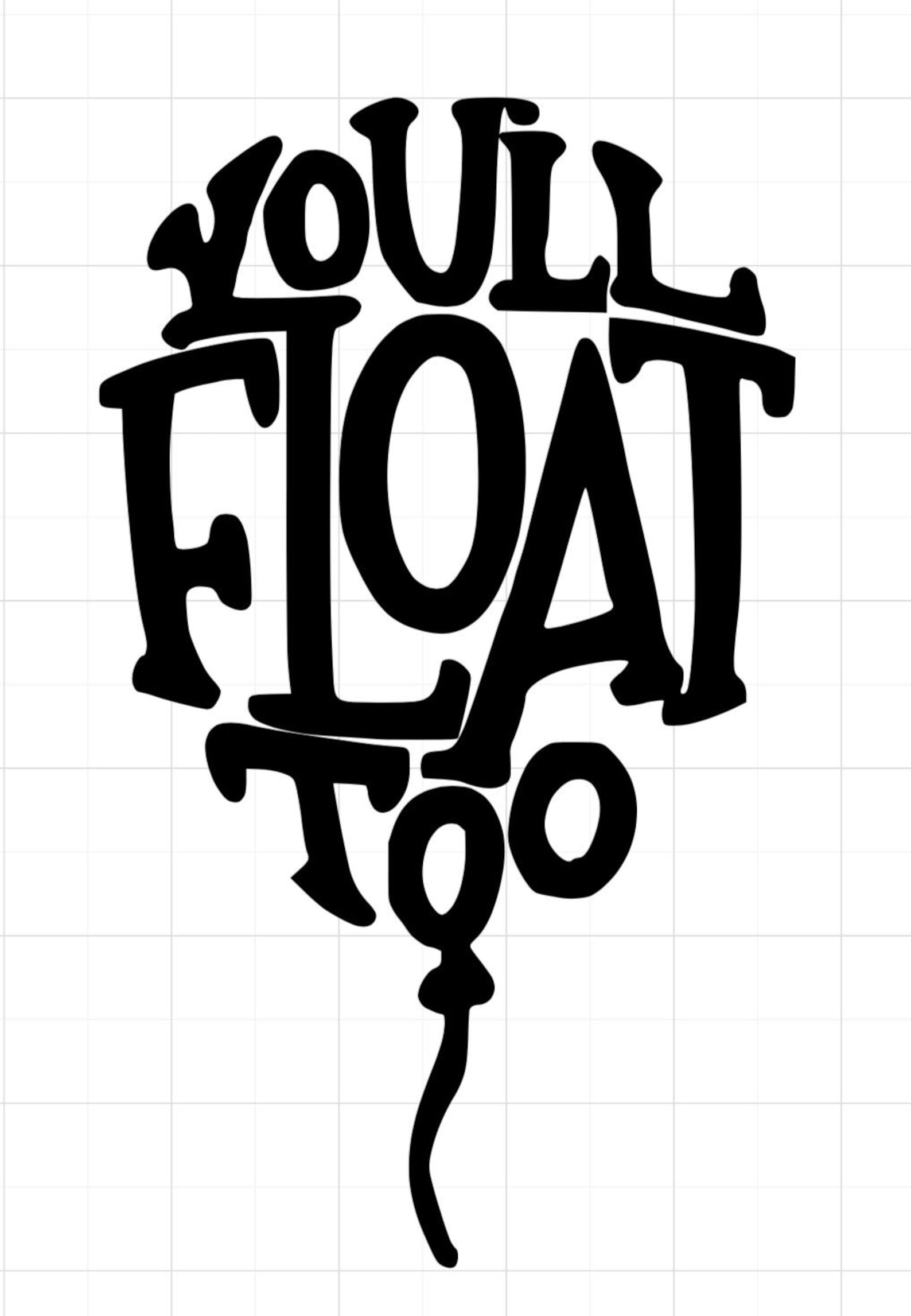 Pennywise IT Balloon Sticker - Etsy