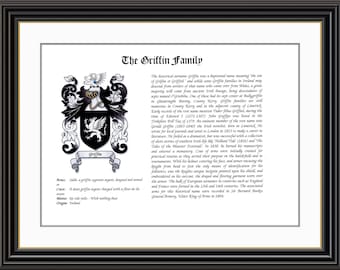 Scannell Family Coat of Arms and Family History Print - Etsy