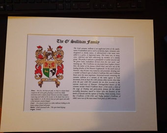 Sweeney Family Crest Print - Etsy