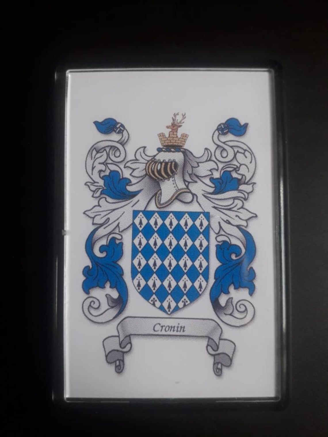 Cronin Coat of Arms Fridge Magnet 70mmx45mm large - Etsy Canada