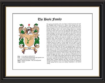 Sheehan Family Coat of Arms and Family History Print - Etsy