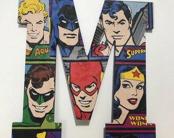 Super Hero Letters Wall - Etsy
