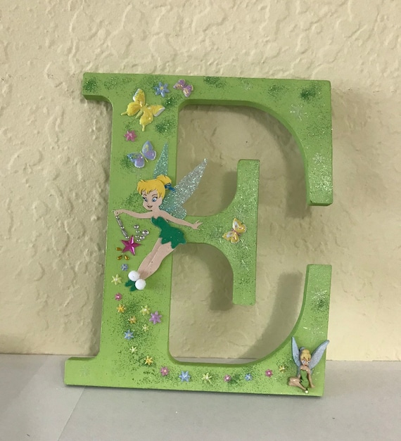 Personalized Disney Tinkerbell Inspired Wooden Letters for - Etsy