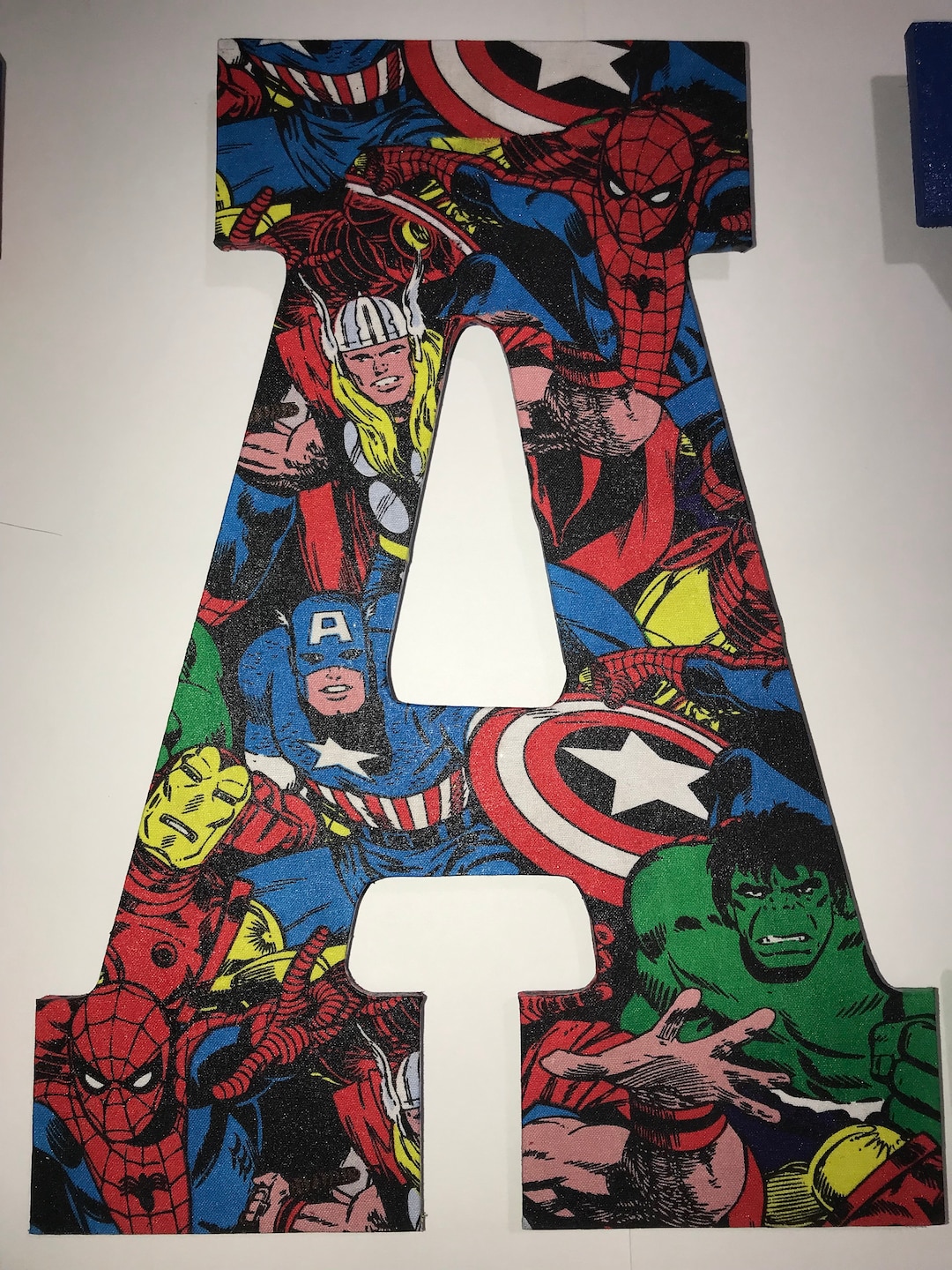 Boys Room MARVEL AVENGERS Jumbo Wooden Letters for Wall Decor (13 ...