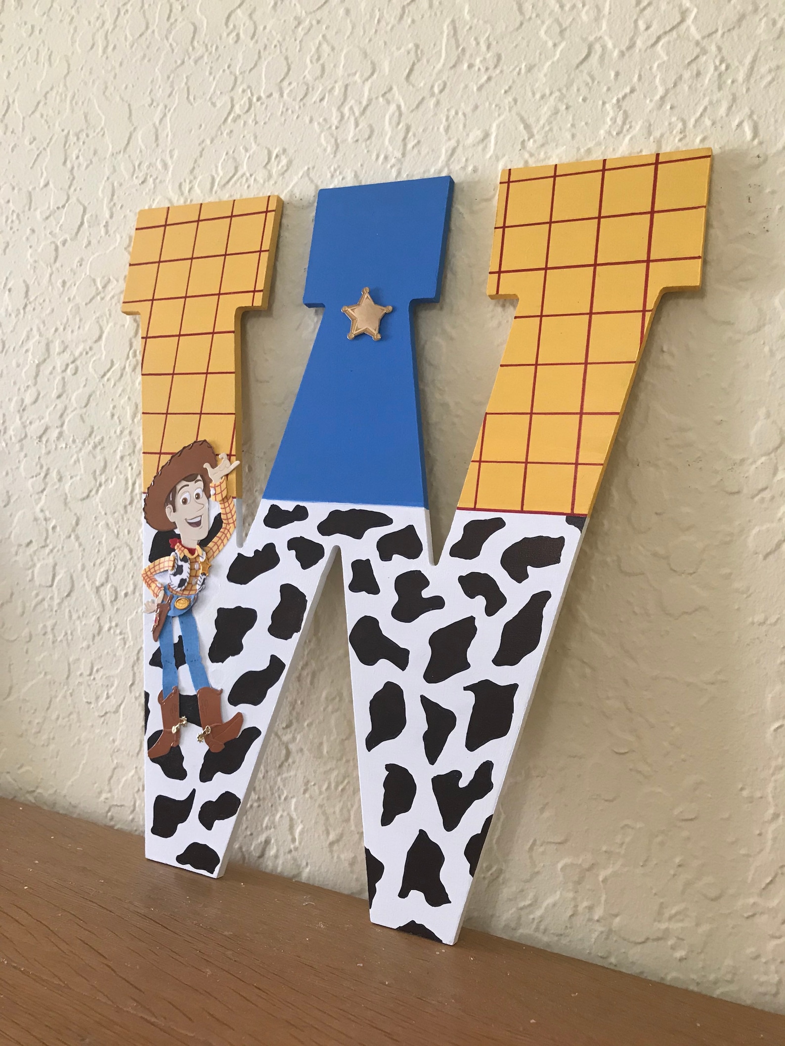 Personalized Disney Toy Story WOODY Inspired Wooden Letters for Wall ...