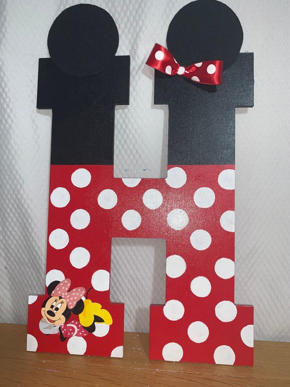Personalized Disney Inspired Giant Wooden Letters for Wall | Etsy