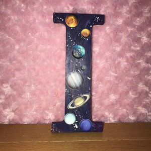 Personalized Science Inspired Wooden Letters for Wall Decor (8 Inches ...