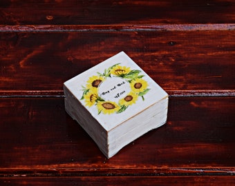 Sunflower Ring Box - Etsy