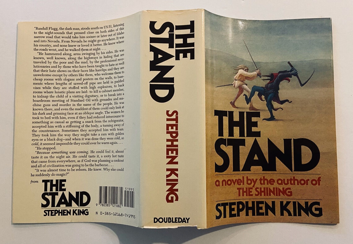 Stephen King the Stand 1978 Hardcover Early Printing 19.95 DJ Price 1st ...