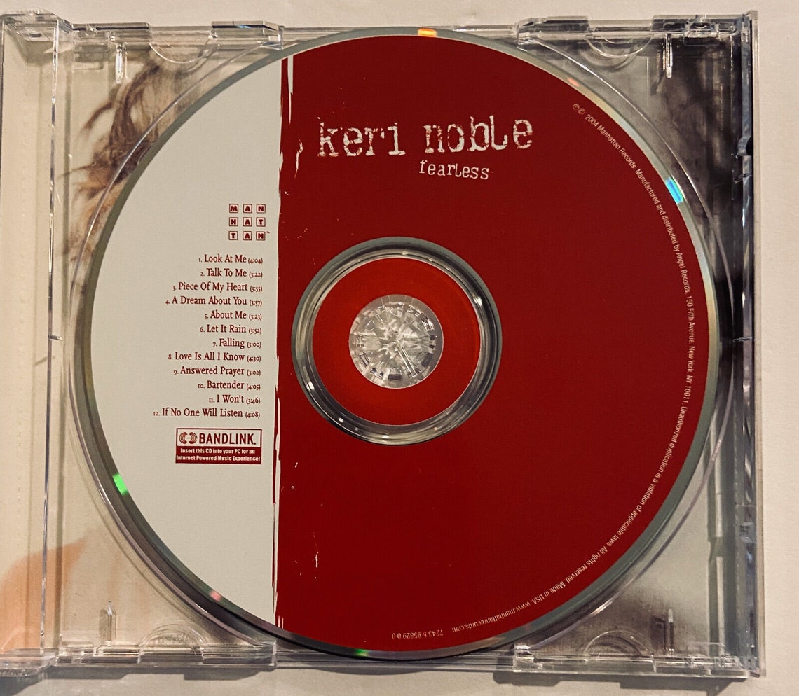 Keri Noble Fearless CD 2004 Signed Debut Album If No One Will Listen I ...