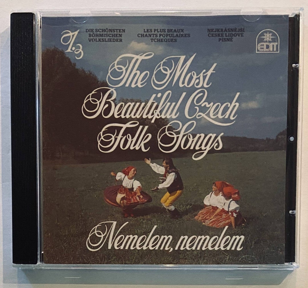 Most Beautiful Czech Folks Songs CD 1991 Nemelem Nemelem 21 - Etsy