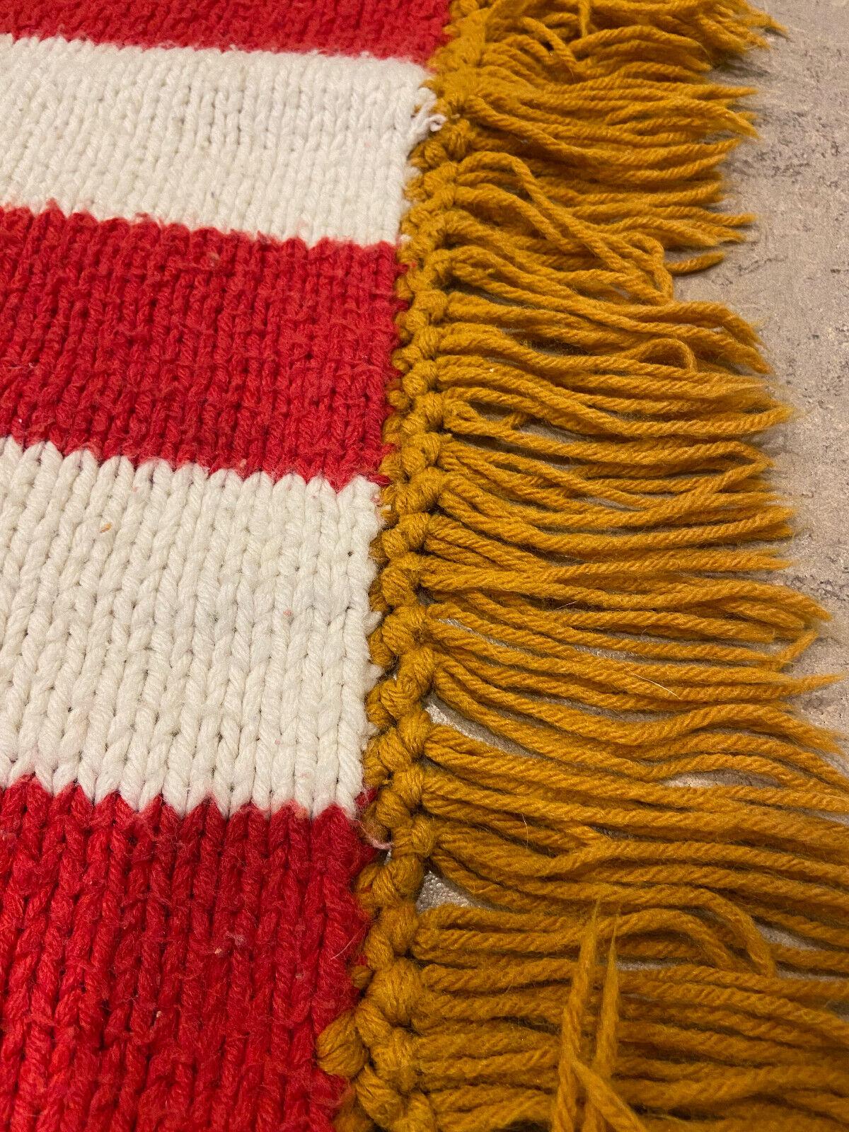 American Flag Afghan Throw Blanket Colonial Betsy Ross Hand Knit ...