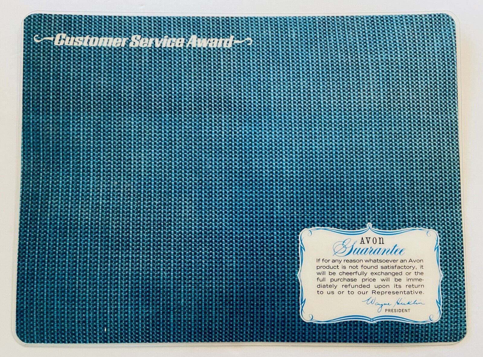 Vintage Avon 1970s Daily Care Products Laminated Advertising Mat 13.5 X ...