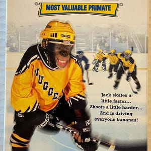 MVP Most Valuable Primate VHS Hockey Playing Chimpanzee 2000 Kevin ...