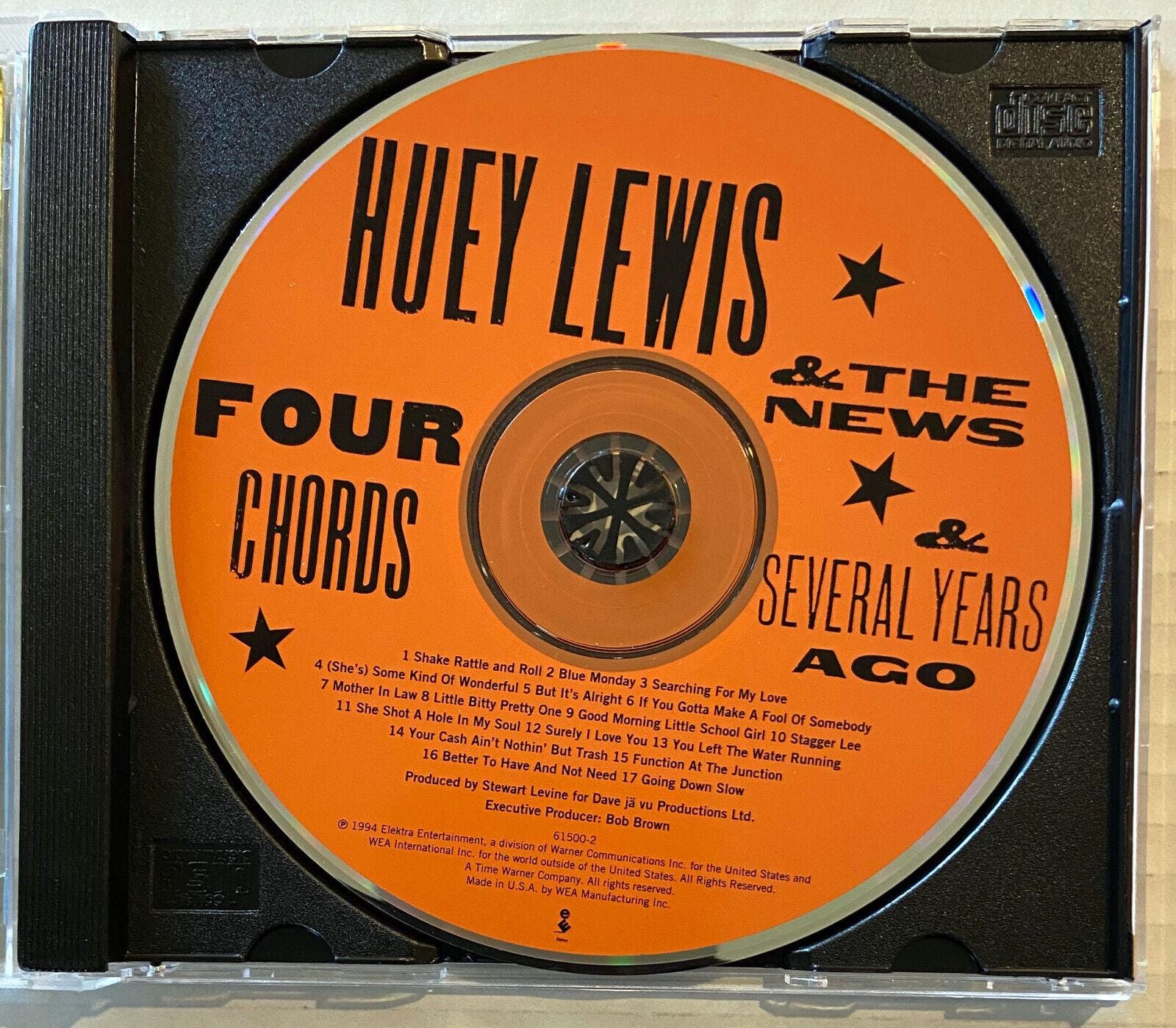 Huey Lewis and the News Four Chords and Several Years Ago CD 1994 R&B ...